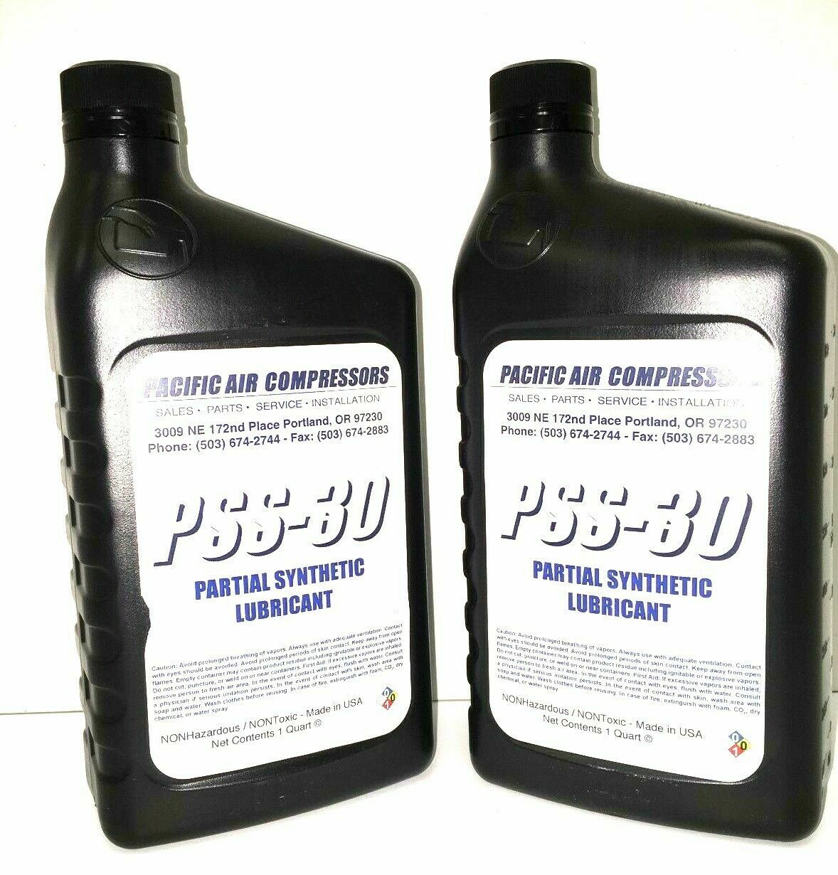 1 QUART OF PSS-30 PARTIAL SYNTHETIC RECIPROCATING AIR COMPRESSOR ...
