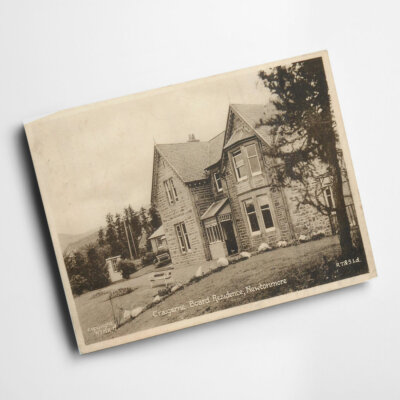 A3 PRINT - Vintage Scotland - Craigerne Board Residence, Newtonmore ...