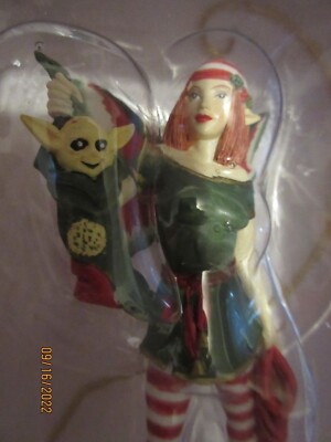 Retired Amy Brown Fairy Divas "STOCKING DIVA" Figurine Ornament 2002 ...