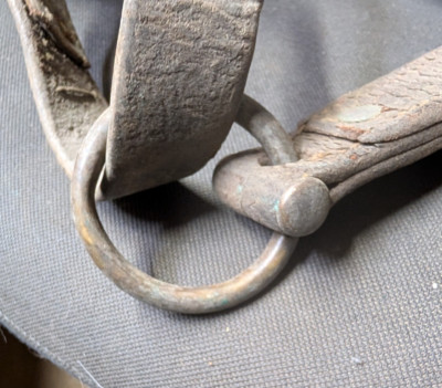Original Thick Brass Tie Rope Ring For WW1,WW2 Cavalry Halter Throat ...