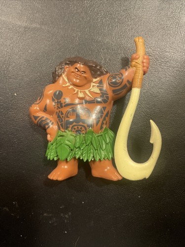 Disney Moana Maui The Demigod 3" Hawaiian Samoan PVC Toy Figure | eBay