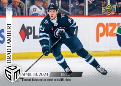 2023-24 Brad Lambert Upper Deck Game Dated Moments Limit to 1199 ...