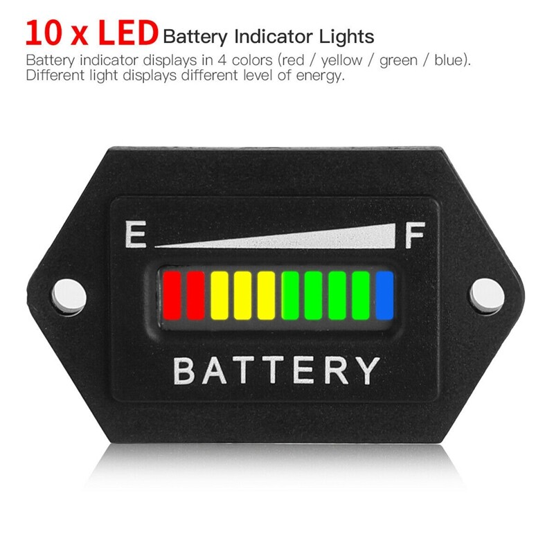 48V Volt BATTERY INDICATOR METER for Club Car for Cart X1P76858 | eBay