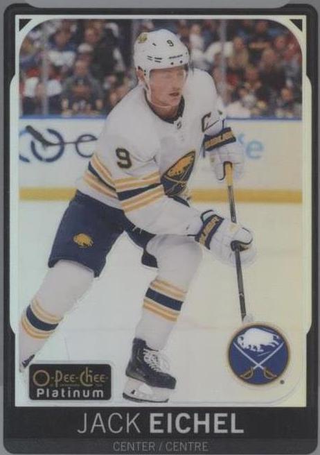2021-22 O-Pee-Chee - Platinum Preview Jack Eichel #P-JE Rainbow for ...