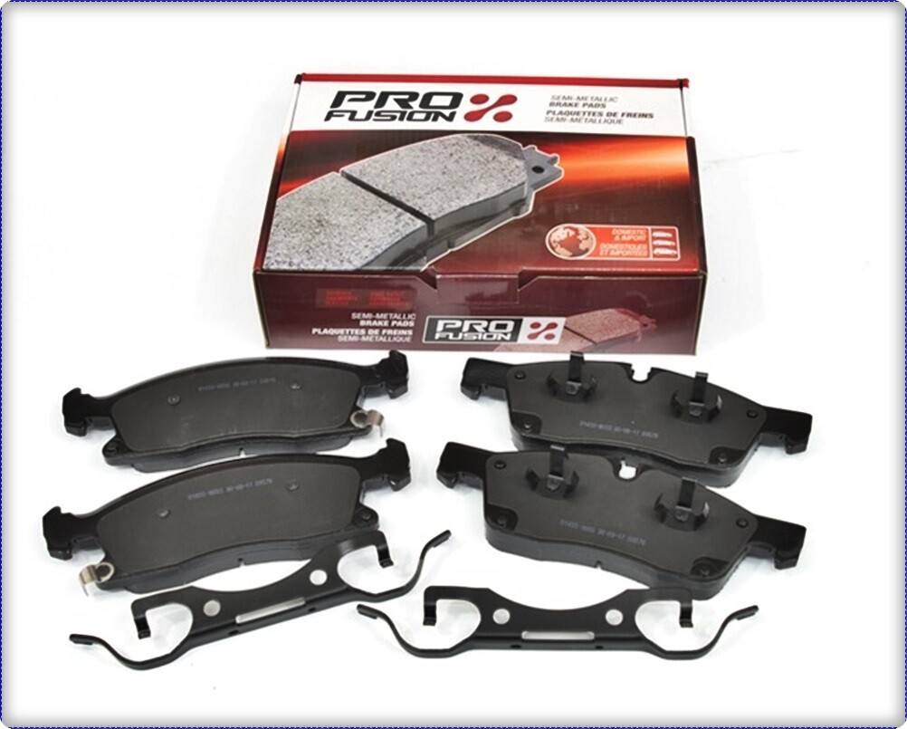 Front Brake Pads + Installation Kit for DODGE DURANGO 2011 - 2019 ...