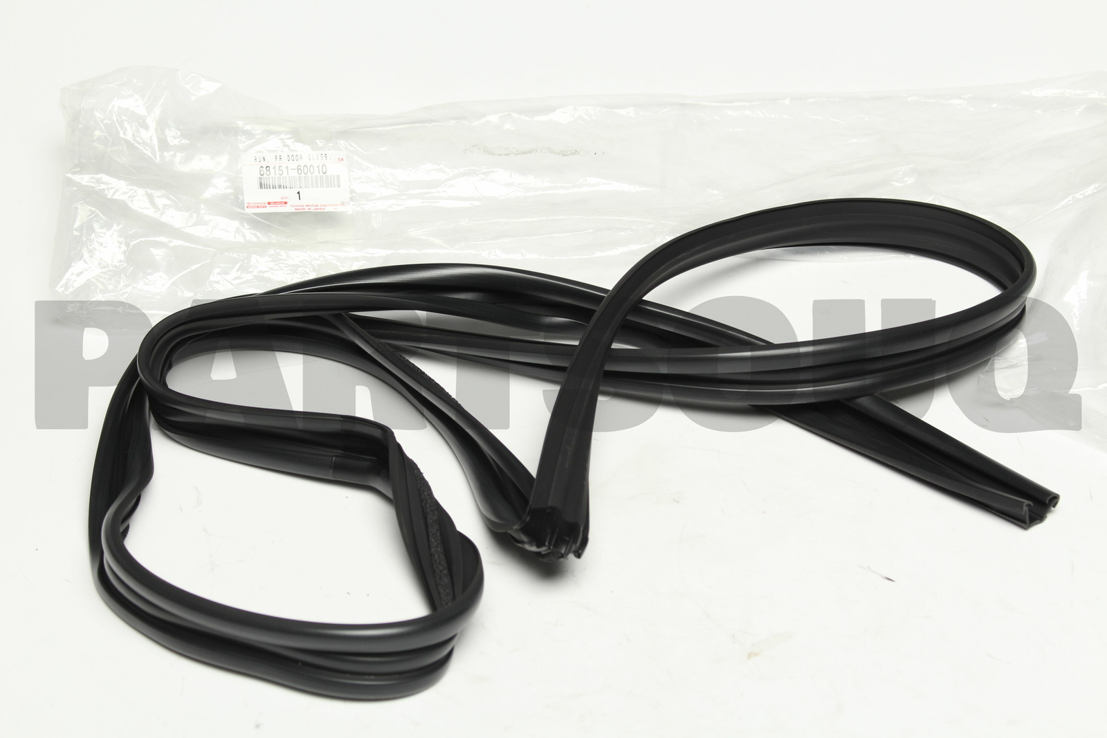 6815160010 Genuine Toyota RUN, FRONT DOOR GLASS, LH 68151-60010 | eBay