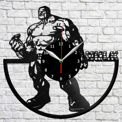 Hulk Vinyl Record Wall Clock Art Decor Original Gift 12'' 30cm 2322 | eBay