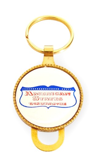 Vintage American States Insurance Keychain Pull Apart Advertising ...