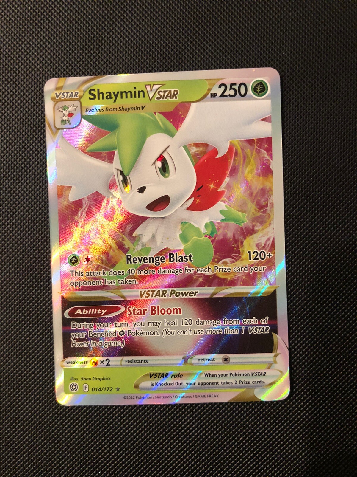 Shaymin 014/172 Vstar Vmax Pokemon NM Fast Shipping | eBay