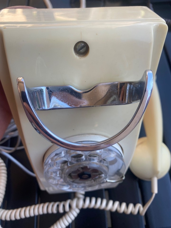 Vintage Old Western Electric Bell Rotary Wall Telephone Phone w/ F1 ...