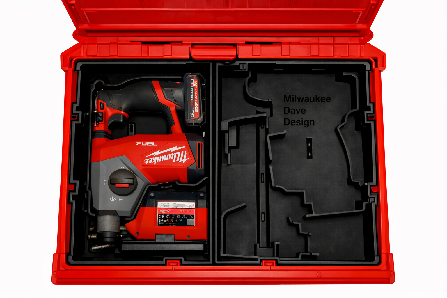 M12 Gen 3 Drill and impact Organizer for Milwaukee Packout insert 2 and ...