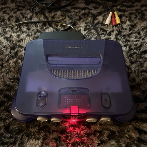 nintendo 64 atomic purple console with controller READ DESC! | eBay