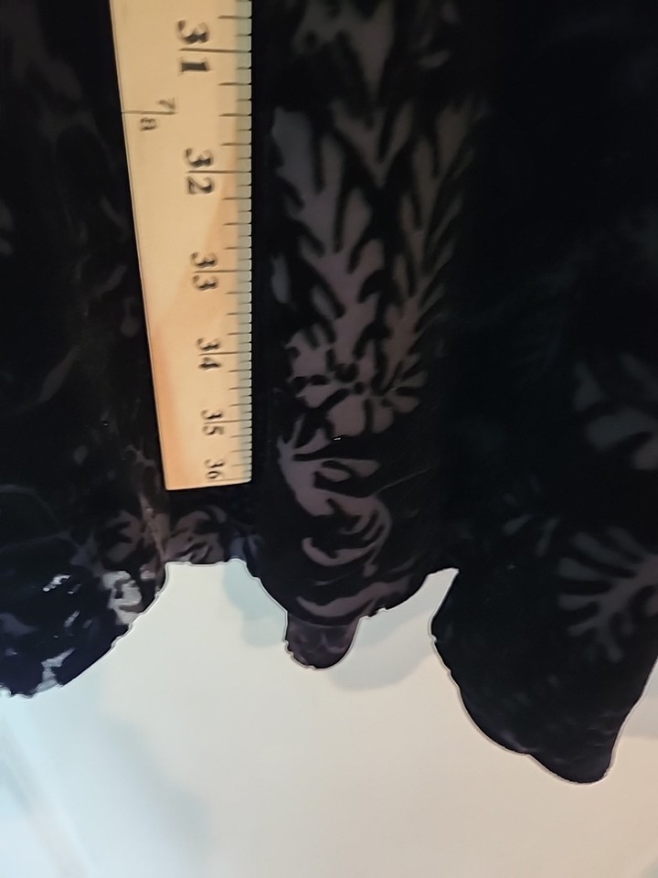 Lauren Ralph Lauren Shirt Skirt Set 2 Piece Black Sz L 12 14 Velvet ...