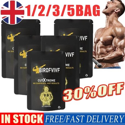 1-5X BioRevive CutXtreme Thermogenic Fat Burner Supplement 780mg Vegan ...