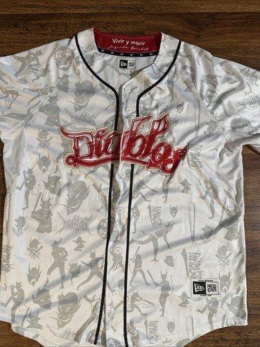 LMB Diablos New Era Jersey Mexico Baseball Team Size XL | eBay
