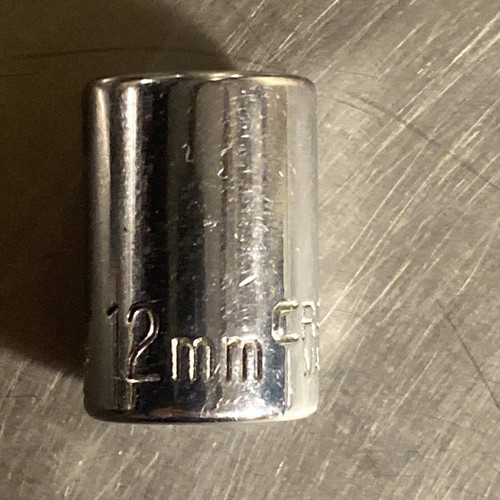 Craftsman USA made 12mm 12 Point 3/8" Drive Shallow Socket 44303 EE 12 ...
