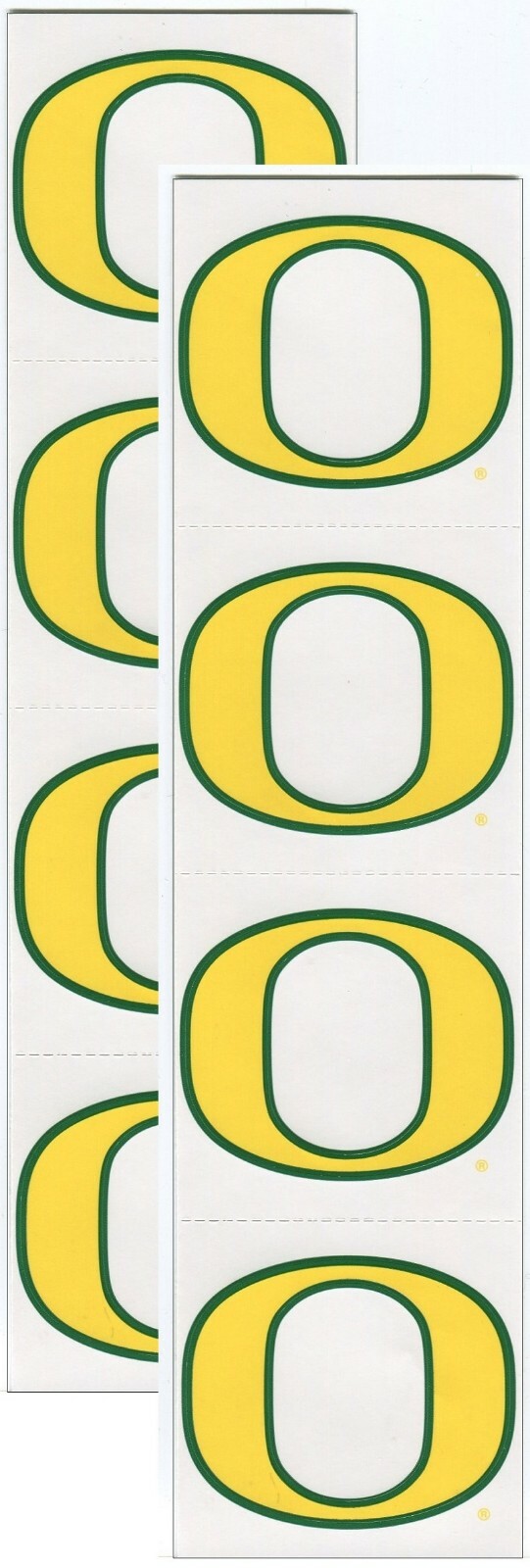University of Oregon DUCKS 8/pk NCAA Logo Scrapbook Stickers Sports ...