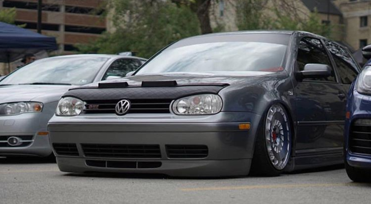 Slammed Golf Mk4 Golf MK4 R32 Bagged Stanced