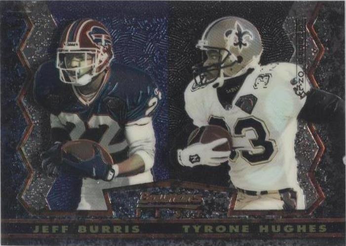 1994 Topps Stadium Club - Bowman's Best Tyrone Hughes, Jeff Burris #25 ...
