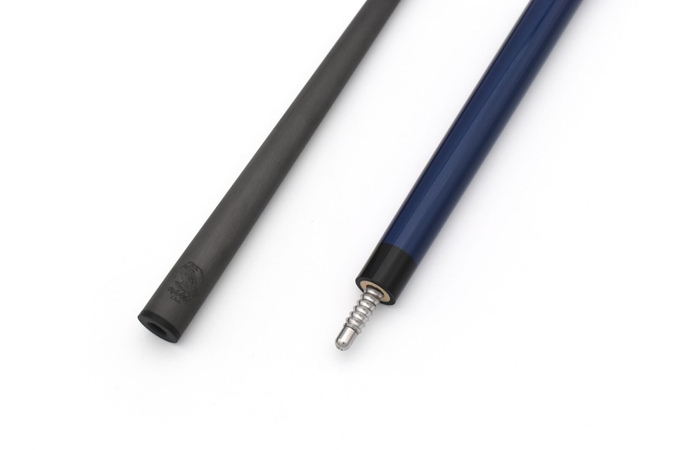Carbon Fiber Pool Cue, RAVEN Dark Blue R11, 12.4mm, Pro-Taper, Radial ...