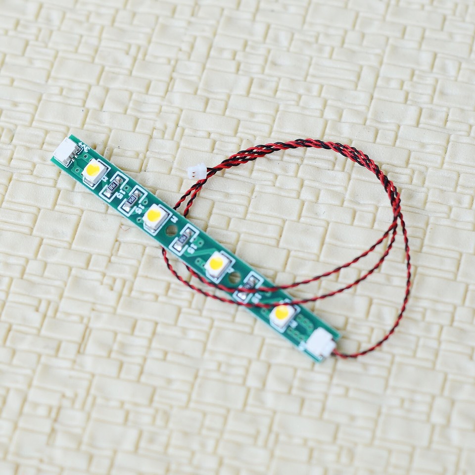 5 x DC 3V LED strips compact size light passenger cars or building plug ...