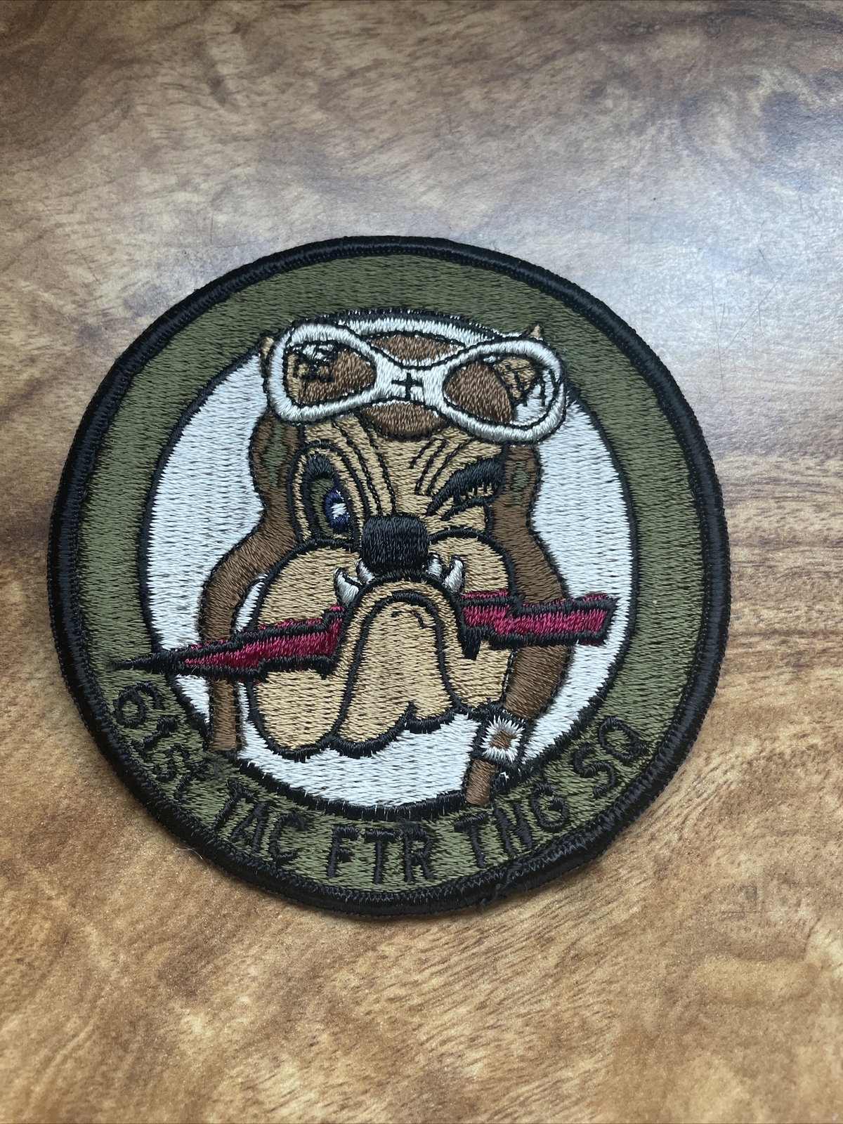 RARE VTG 70S 80S 61ST TACTICAL FIGHTER SQUADRON PATCH SUBDUED AFB USAF ...