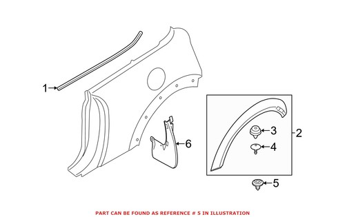 For Mini Genuine Quarter Panel Clip 51717154239 | eBay