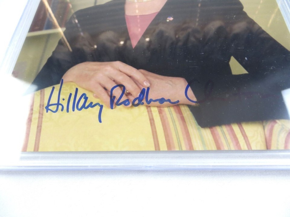 Hillary Clinton Signed Autographed 8X10 Photo Full Signature Beckett ...