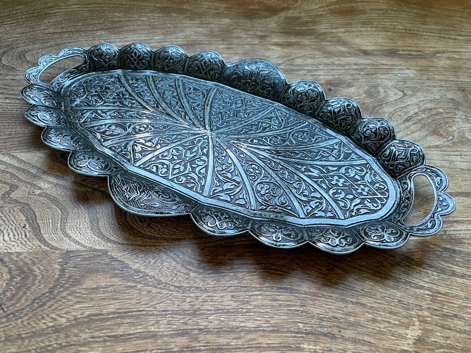 Dark Copper, Brass, Silver Colour Rectangle Trays, Coffee-Drink Serving ...