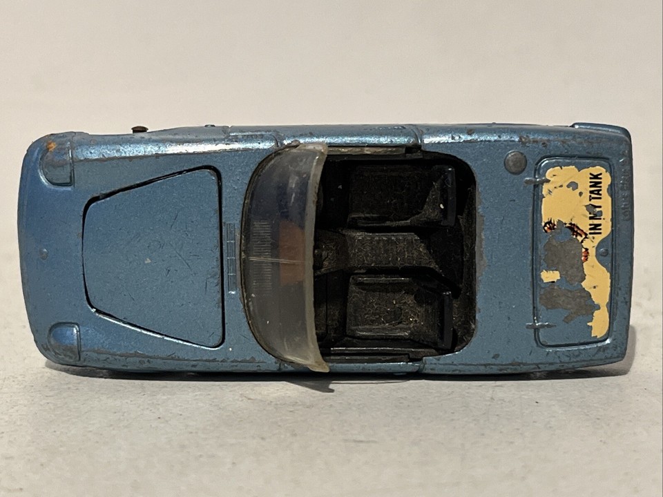 VINTAGE CORGI TOYS 318 LOTUS ELAN S2 "TIGER IN MY TANK" BLUE DIECAST ...