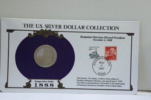 1888 OUS Morgan Dollar Coin & Stamp Set US $1 Collection | eBay