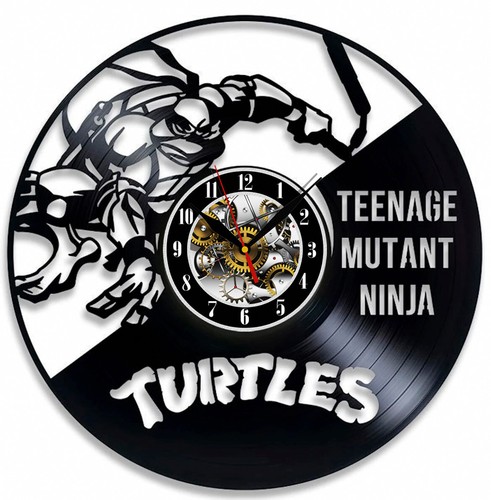 Teenage Mutant Ninja Turtles Vinyl Wall Clock Gift Birthday Holiday ...