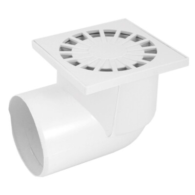 Trapped Shower Gully 150mm x 150mm / 110mm Floor Drain Trap | eBay UK