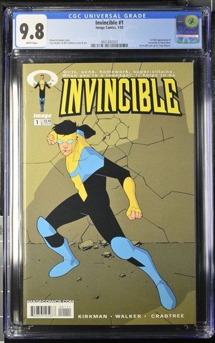 Invincible # 1 2 3 4 5 6 7, CGC 9.8 - 7.5, Multiple 1st Apps, CLUTCH ...
