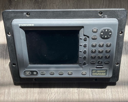 Furuno GP-1850 GPS/DGPS Chartplotter W/ Chart Card | Antenna Mount GPA ...