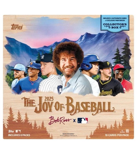NEW 2025 Topps x Bob Ross: The Joy of Baseball Collectors Box MLB ...