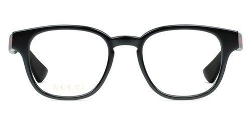 Gucci GG0927O Eyeglasses Men Black Red Rectangle 49mm New 100% ...