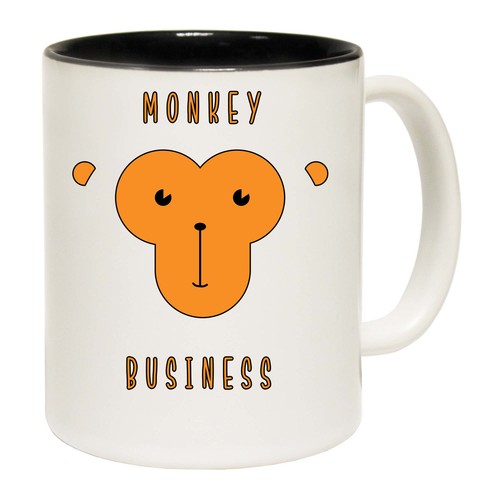 Monkey Business - Funny Mugs Novelty Coffee Mug | eBay