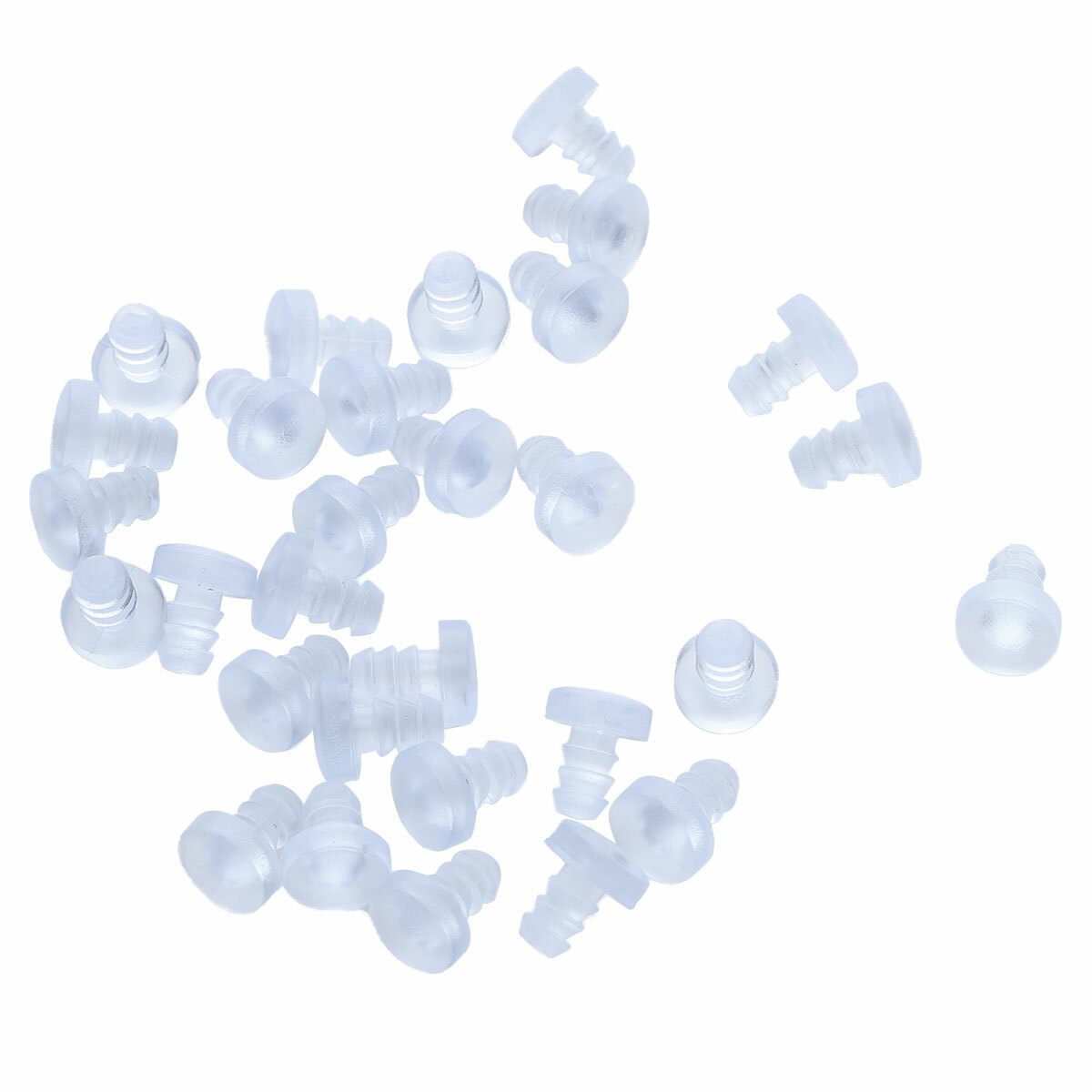 30Pcs Rubber Glass Table Top Spacers Anti Collision Embedded Stem ...