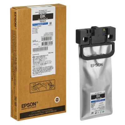 C13T01C100 Druckerpatrone Epson T01C1 BK (Black), Füllmenge 143,7ml ...