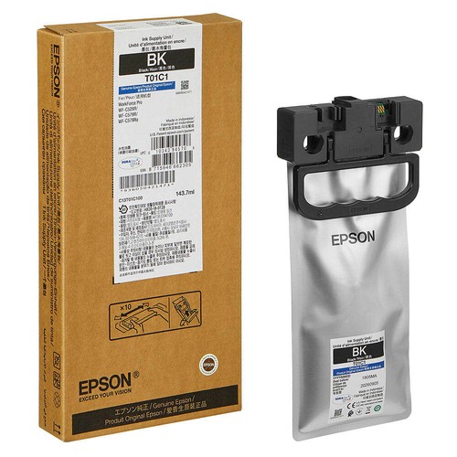 C13T01C100 Druckerpatrone Epson T01C1 BK (Black), Füllmenge 143,7ml | eBay