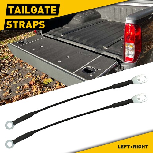 Rear Tailgate Cables Straps Set of 2 for 1998-2004 Nissan Frontier Truck E | eBay