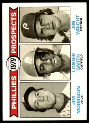 1979 Topps Baseball Card Phillies Prospects - Jim Morrison/Lonnie Smith ...