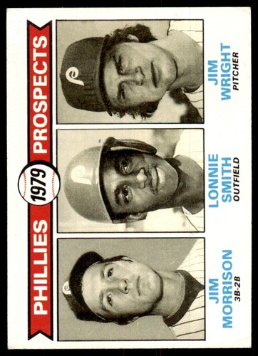 1979 Topps Baseball Card Phillies Prospects - Jim Morrison/Lonnie Smith ...