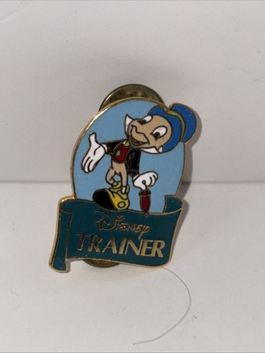 Walt Disney World Cast Member Jiminy Cricket Trainer Award Costume Pin ...