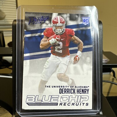 DERRICK HENRY ROOKIE CARD 2016 Prestige Football BLUE CHIP RECRUITS ...