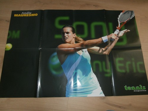 ANDY RODDICK + AMELIE MAURESMO - DOUBLE GIANT POSTER 82 cm x 54 cm ...