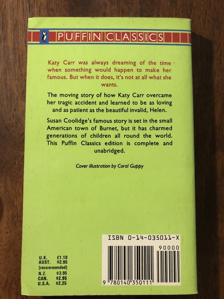 What Katy Did (Puffin Classics) By Susan Coolidge. 1984 Paperback | eBay