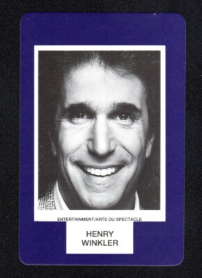 Henry Winkler Fonzie Actor 1993 Face To Face Game Card Canadian Issue ...