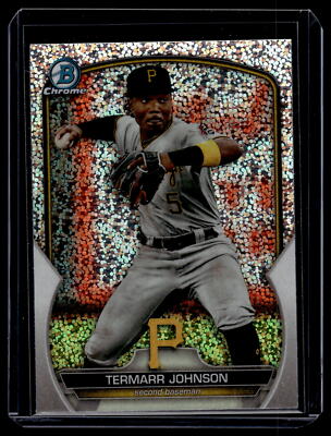 Termarr Johnson 2023 Bowman Chrome Draft Sparkle Refractor Card #BDC-65 ...